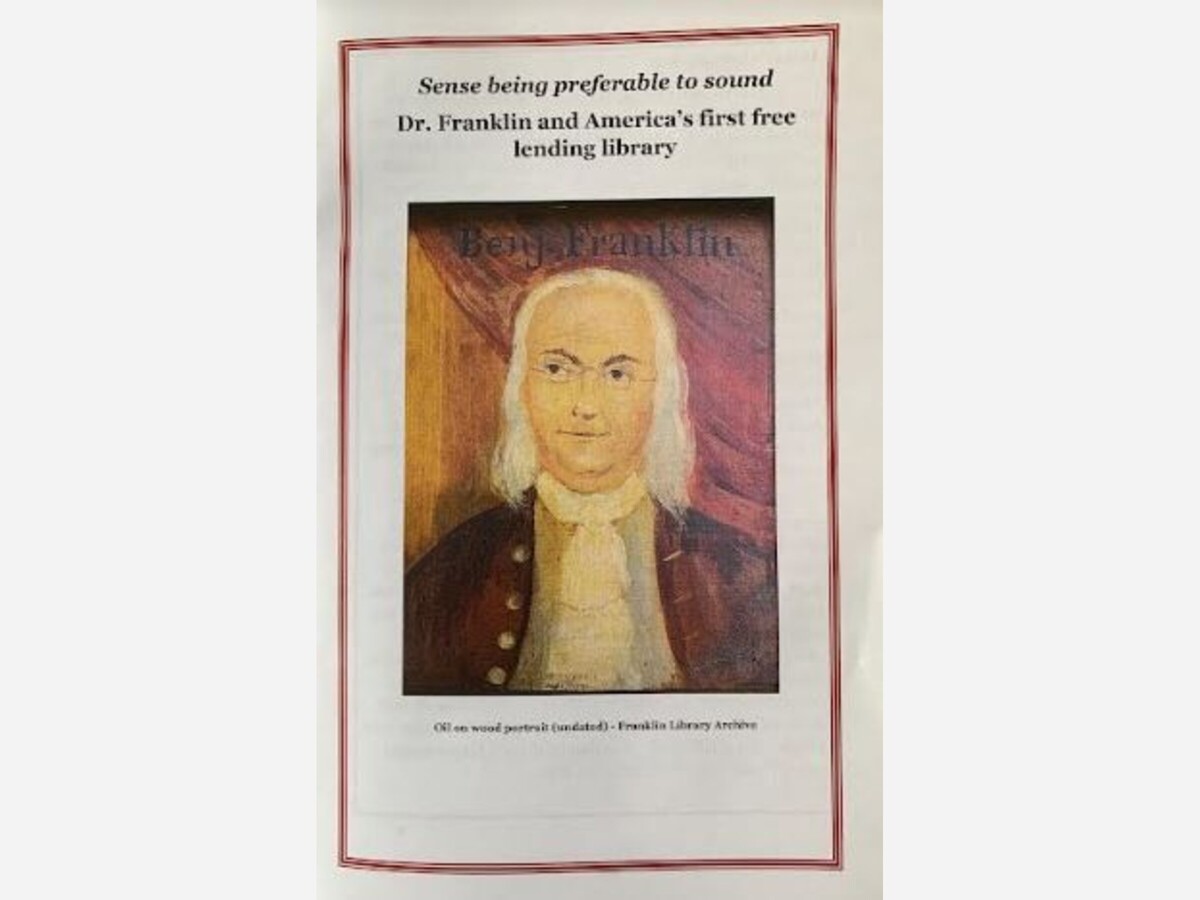 Ben Franklin Book Week Fires Off Last Events Sat & Sun | Franklin Observer