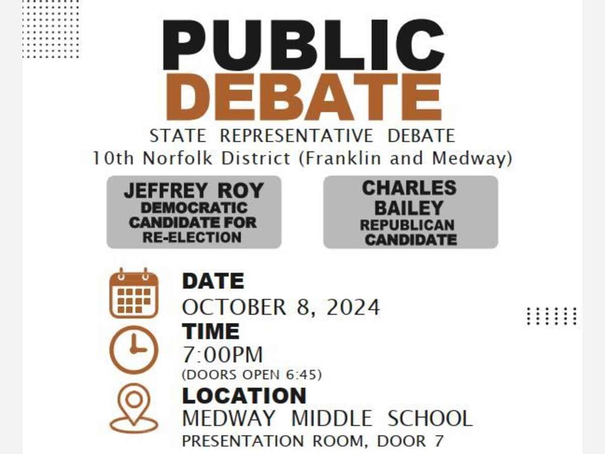 Debate Date Set for Roy, Bailey | Franklin Observer